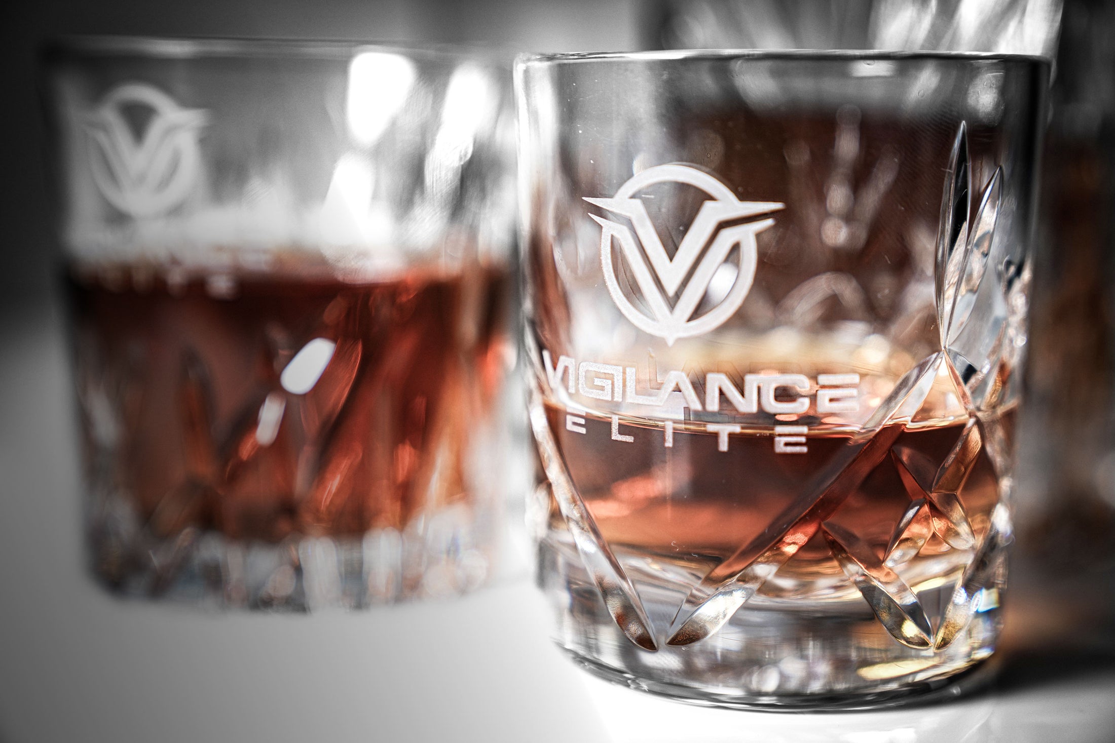 Vigilance Elite Regal & Imperial Deep Etched Crystal Tumblers – Shawn ...